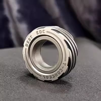Dual Function Stainless Steel Motorcycle Tire Fidget Ring – buckmen.com
