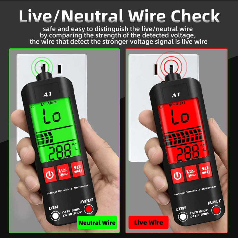 A1 Fully Automatic Anti-Burn Intelligent Digital Multimeter – buckmen.com