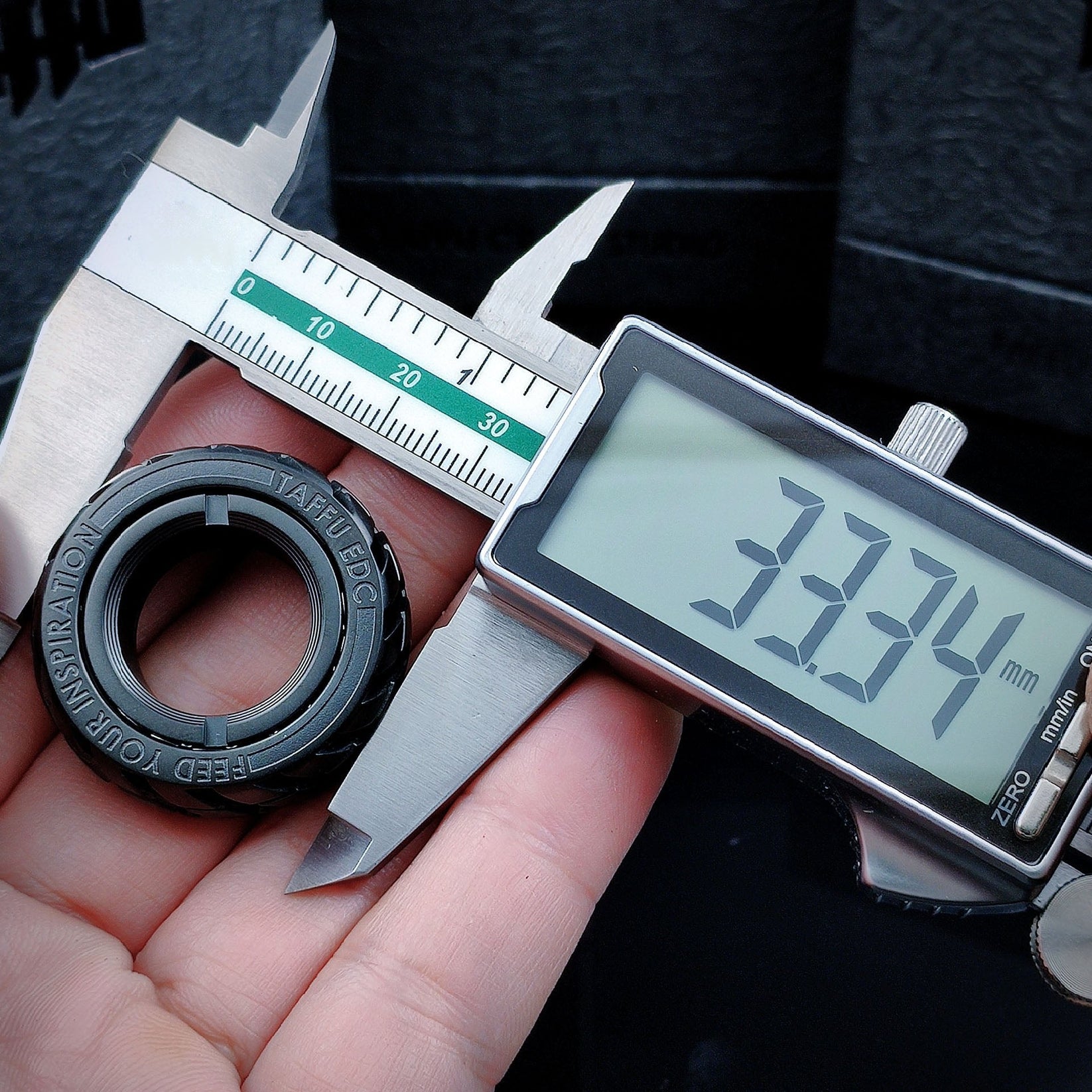Dual Function Stainless Steel Motorcycle Tire Fidget Ring – buckmen.com