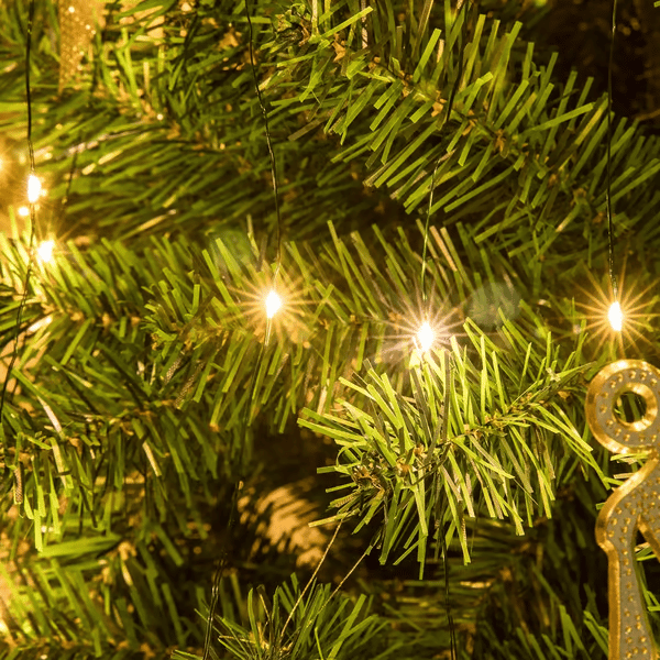 🎄- 🔥8 Modes 100-600 Christmas LED Firefly Twinkle String Lights ...