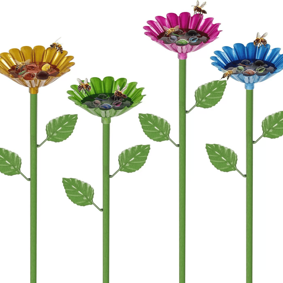 HOT SALE🐝🌷Bee and Butterfly Water Feeder with Flower Design – buckmen.com